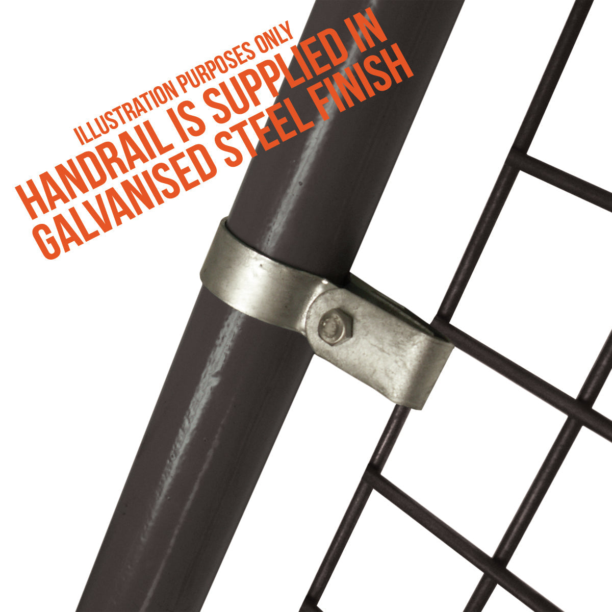 C66.170 Single Mesh Clip - Handrail Fitting | Flocon Valves Pipes ...