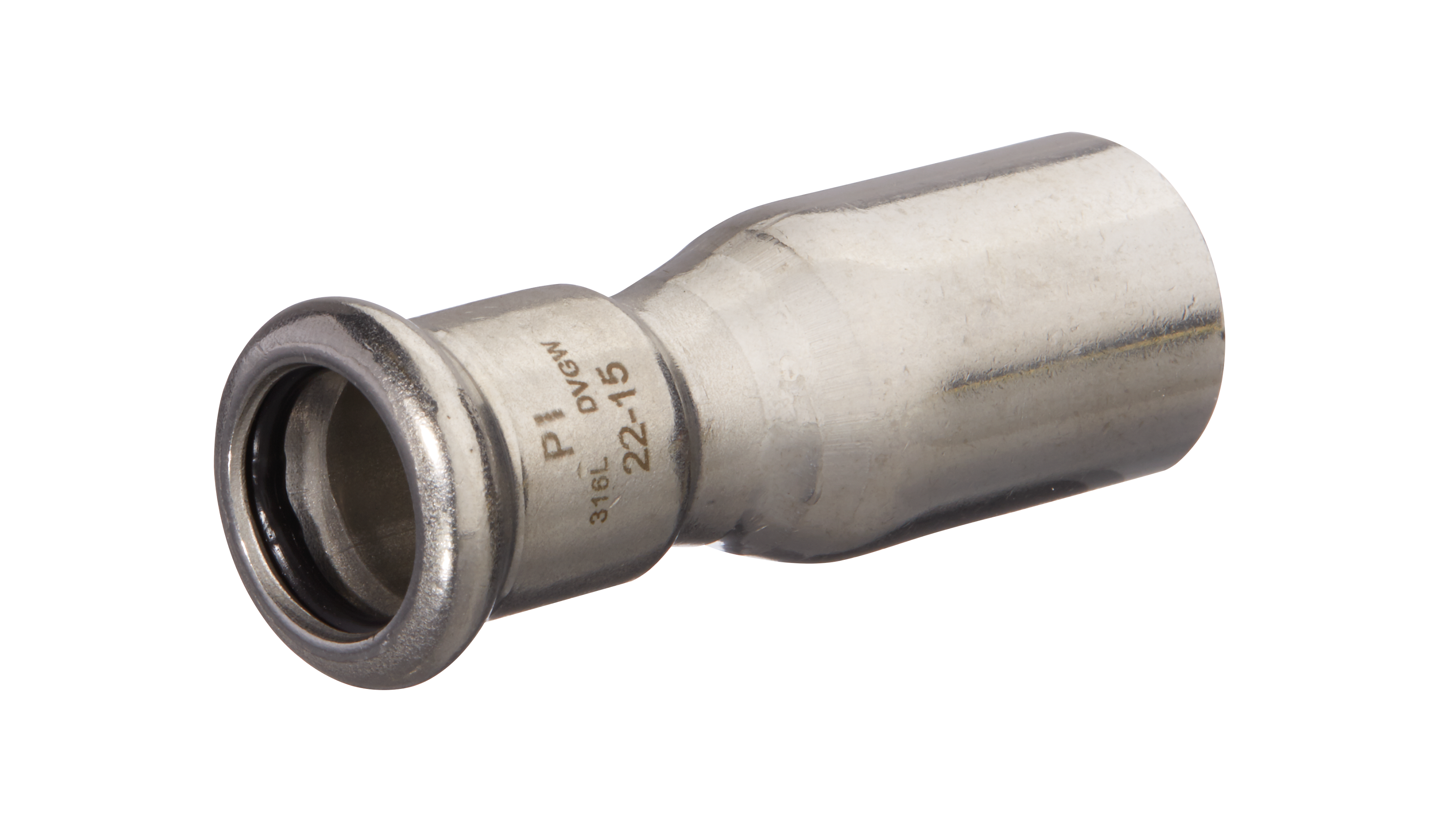 Stainless Steel Press Male/Female Reducer with FKM Seals | Flocon ...