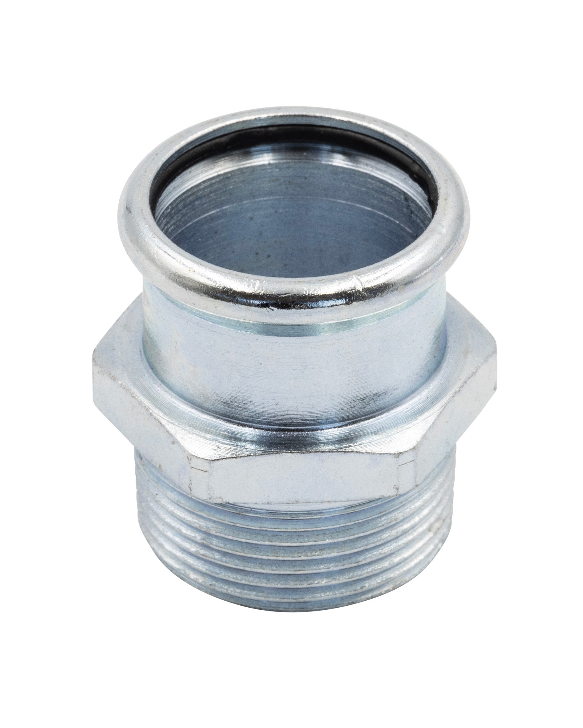 Carbon Steel Press - Fit Male Adapter
