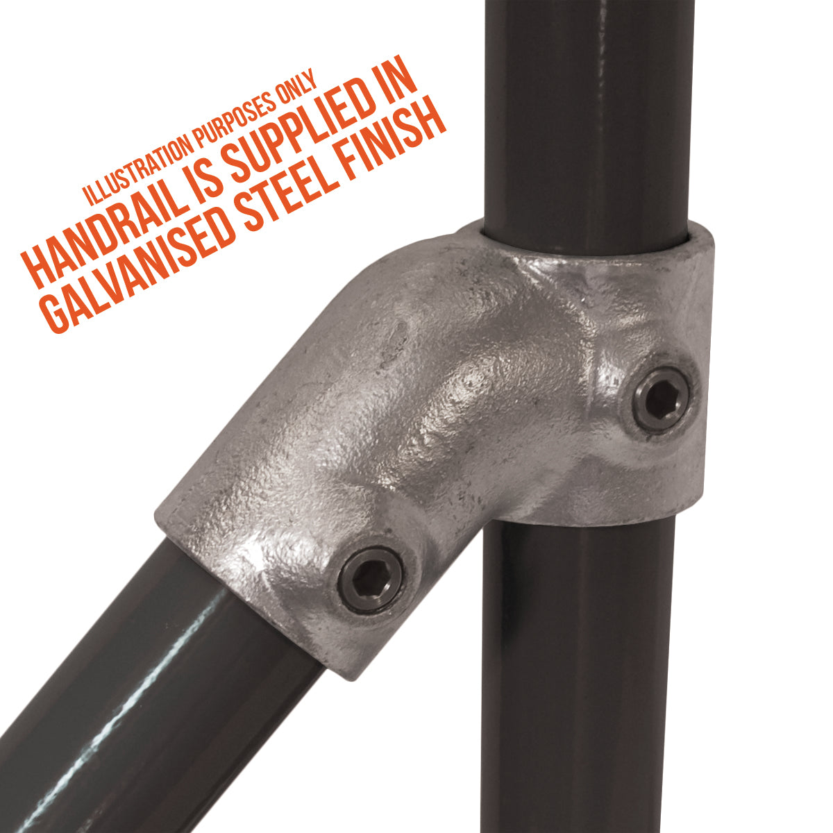 C07.184 45° Tee | Handrail Fittings | Flocon