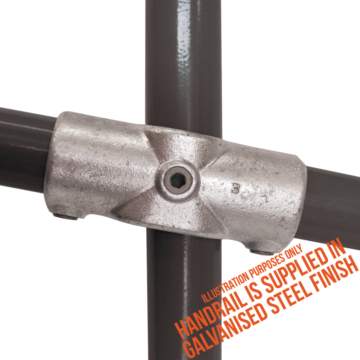 C54.156 Slope 2 Socket Cross 0° to 11° | FastClamp Handrail | Flocon