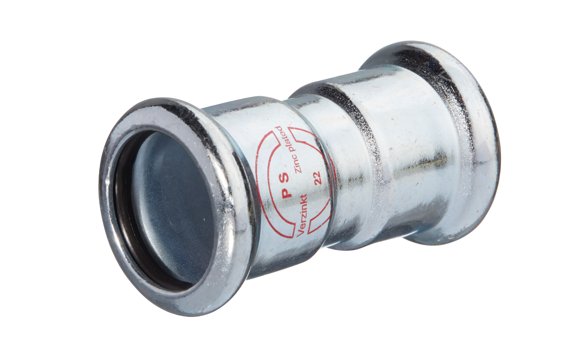 Carbon Steel Press- Fit Straight Coupling
