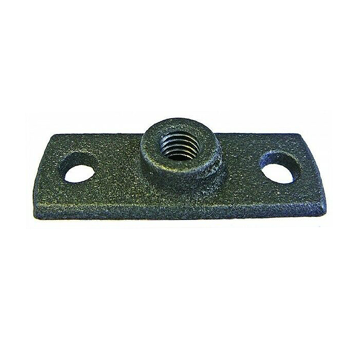 M10 Black Malleable Iron Backplate | Brackets & Fixings | Flocon